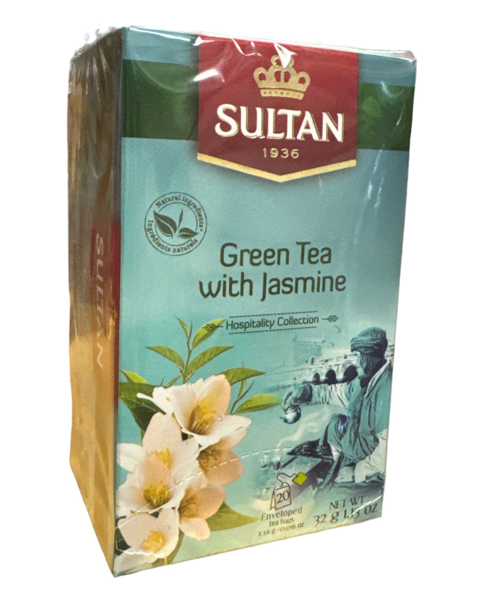 SULTAN Tisane Green Tea with Jasmine 20x bag – ZaytunaMart.ca