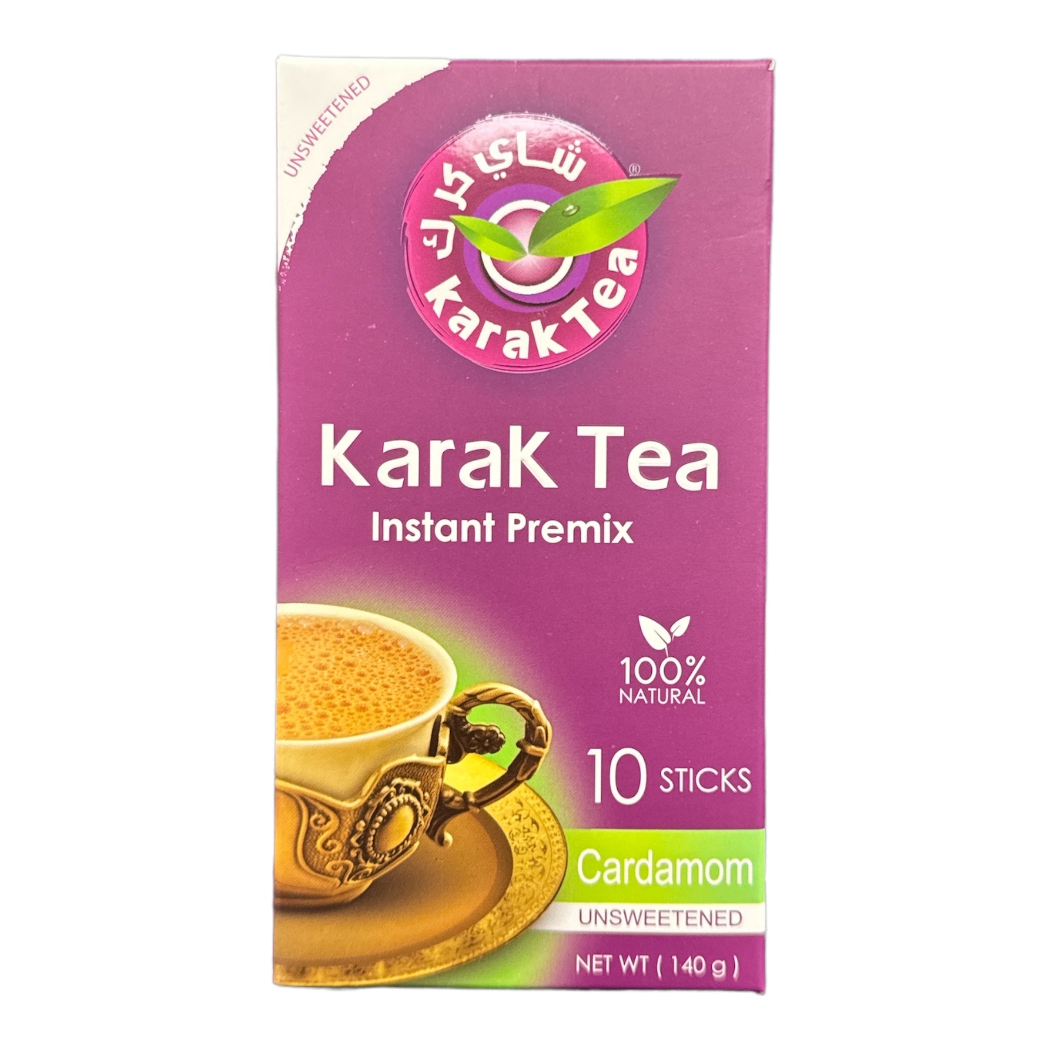 Karak Tea Instant Premix with Cardamom unsweetened 10 sticks 140g ...
