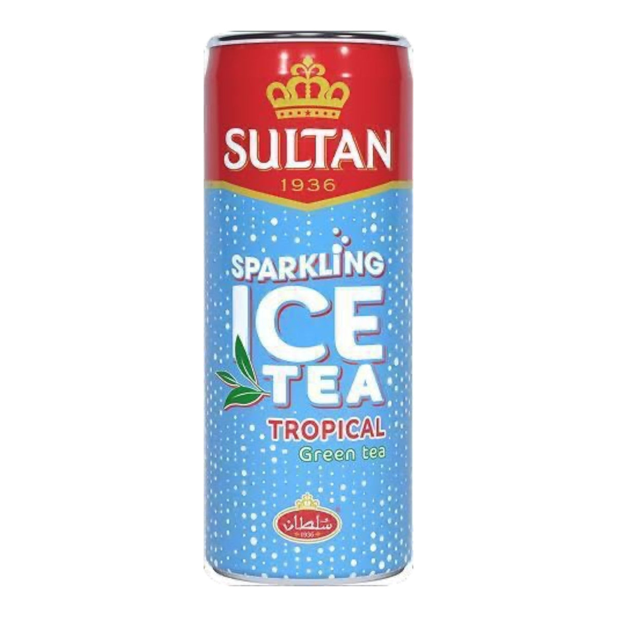 Sultan Sparkling Ice Tea Tropical Green Tea – 330 ml