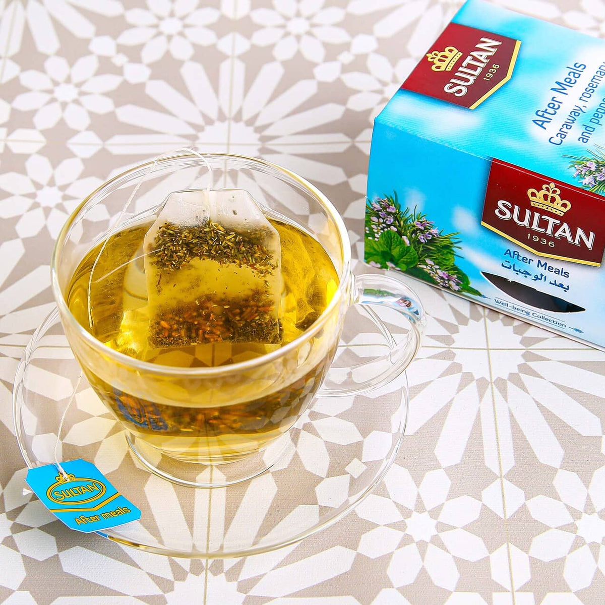 SULTAN Tisane Collection After Meals: Caraway, Rosemary & Peppermint
