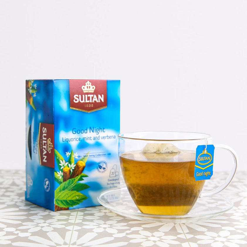 SULTAN Tisane Good Night Collection: Liquorice, Mint & Verbena - 20 Ba